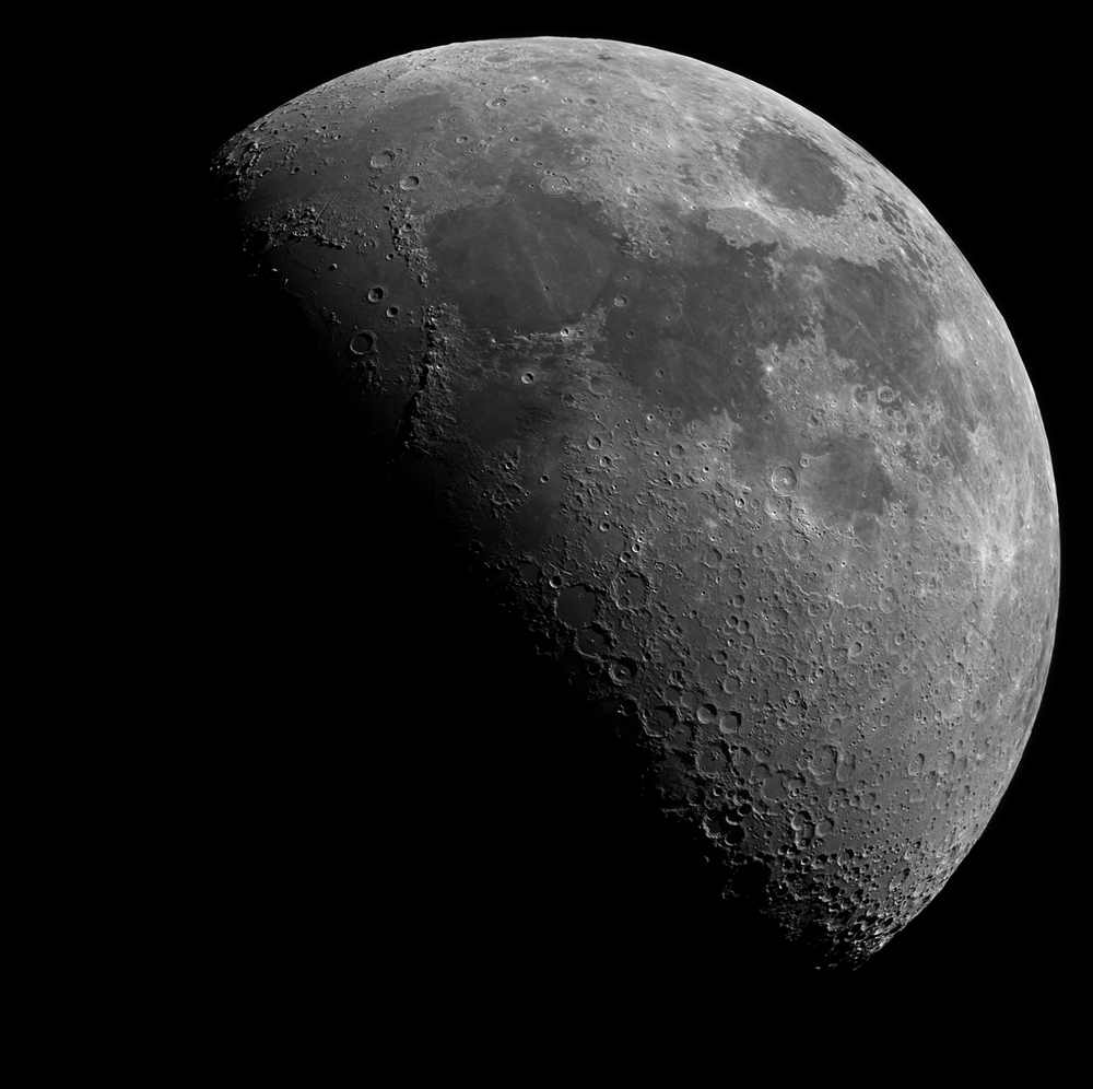 Halbmond 31.1.2012 Foto & Bild | astrofotografie, himmel & universum ...