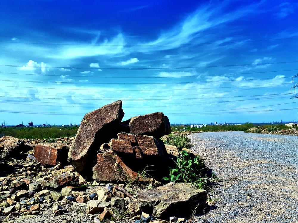 Halde Pluto mit Blick auf Gelsenkirchen Foto & Bild | landschaft ...