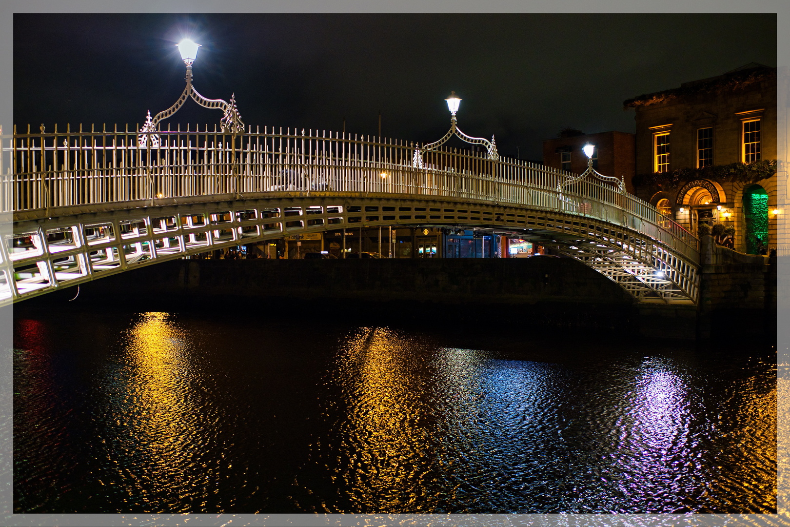 Half Penny Bridge Dublin Foto & Bild | fotos, city, street Bilder auf ...