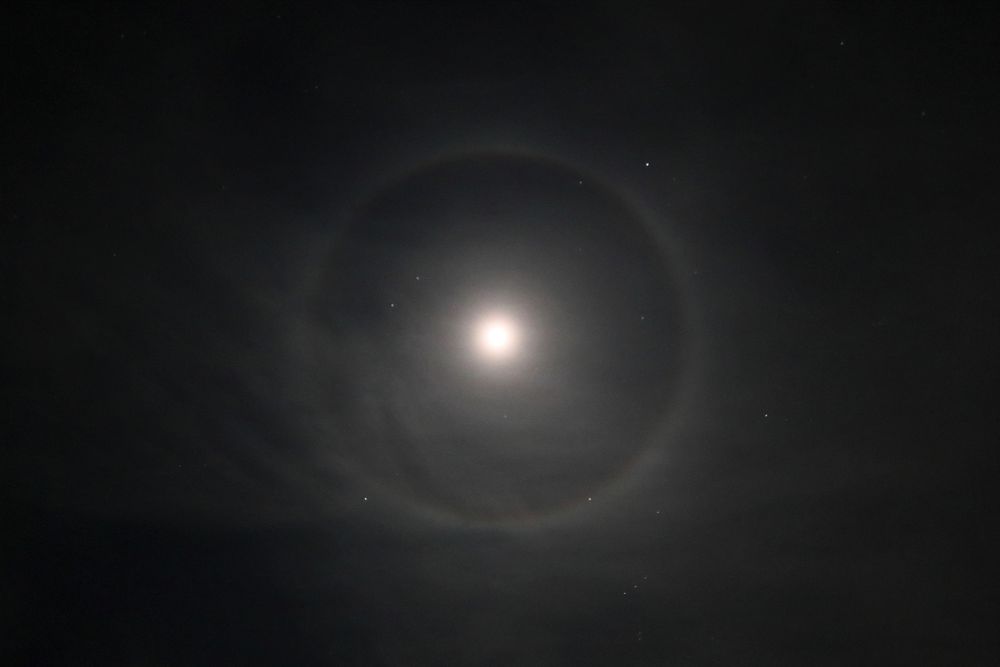 Halo_Moon, Foto & Bild | opt. phänomene der atmosphäre, mondaufnahmen ...