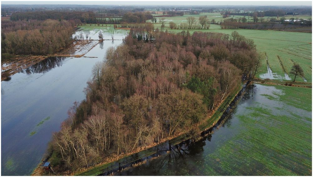 Hammoor unter Wasser Foto & Bild | von oben, europa, landschaft Bilder ...