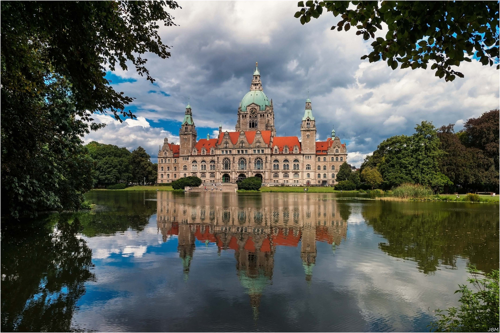 Hannover - Neues Rathaus Foto & Bild | city, park, sommer Bilder auf ...