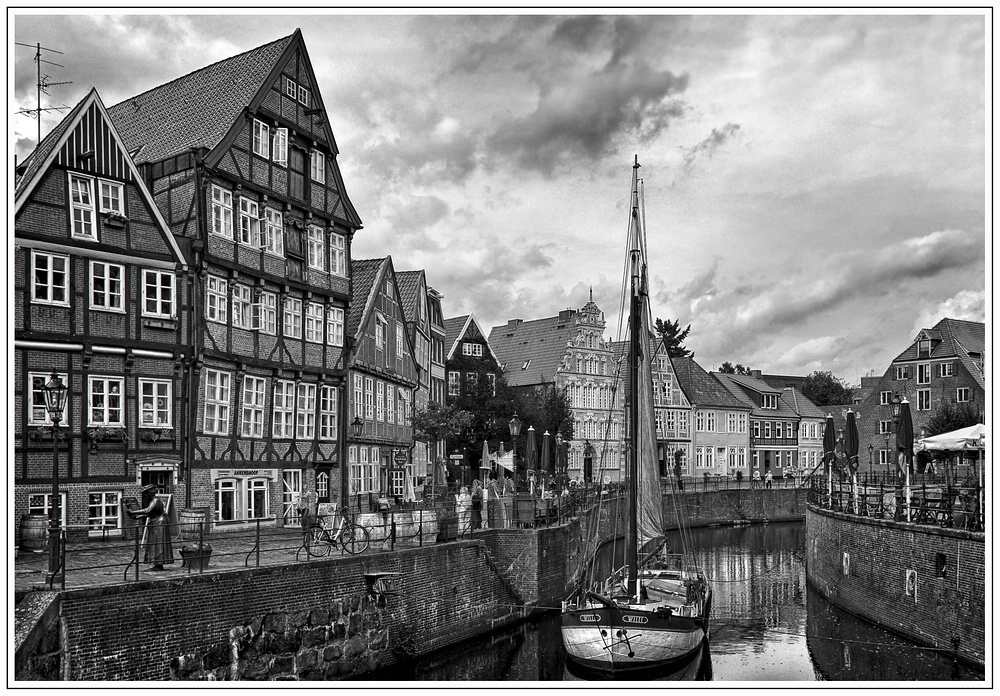 Hansestadt Stade in S+W Foto & Bild | monochrom, bearbeitungs - techniken, b+w Bilder auf ...