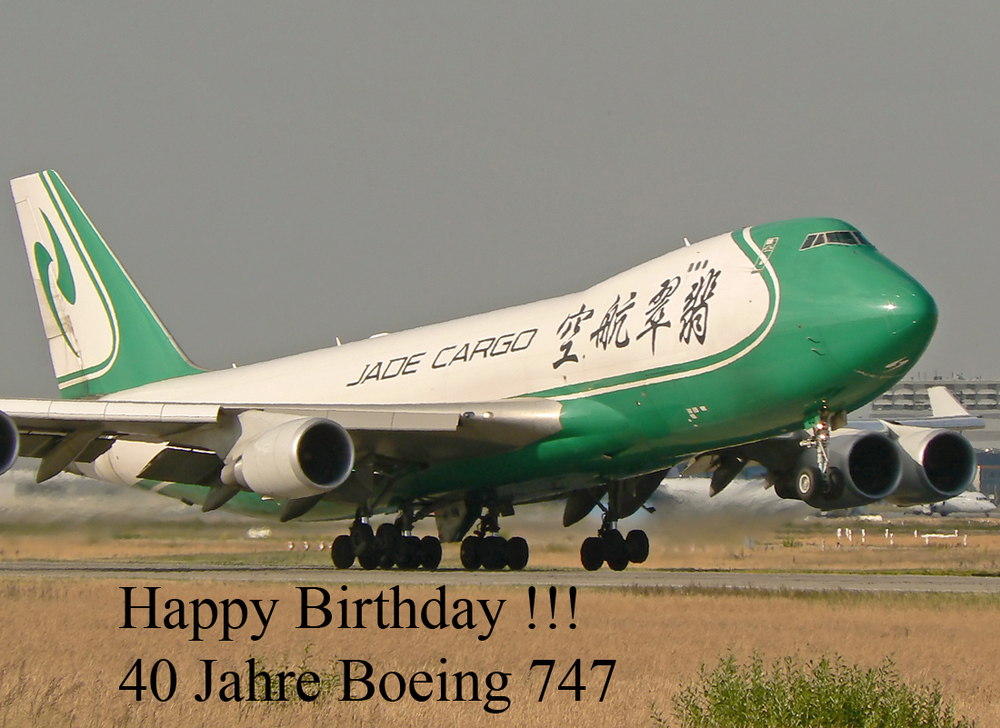 Happy Birthday Boeing 747 !! Foto & Bild | luftfahrt, cargomaschinen ...