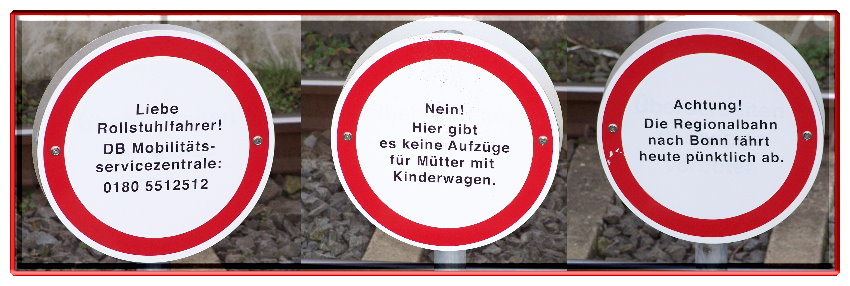 Hat die Deutsche Bahn tatsächlich Humor ? Foto & Bild | quatsch, fun ...