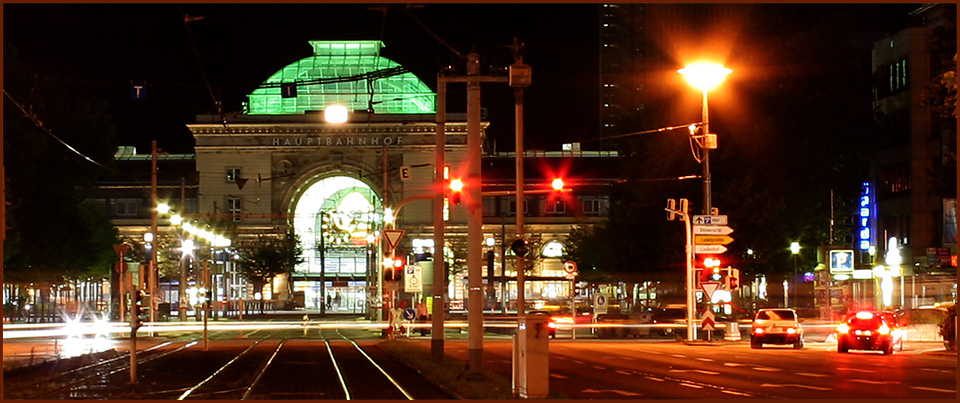 Hauptbahnhof Mannheim Foto & Bild | architektur, architektur bei nacht ...