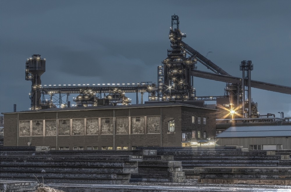 HDR vom Hochofen A bei der voest.alpine stahl Linz Foto & Bild ...