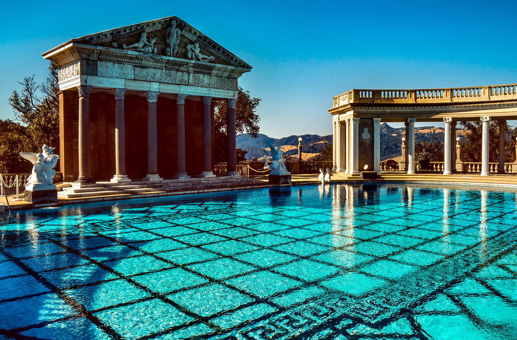 Hearst Castle, Outdoor Pool Foto & Bild | world, outdoor, architektur ...