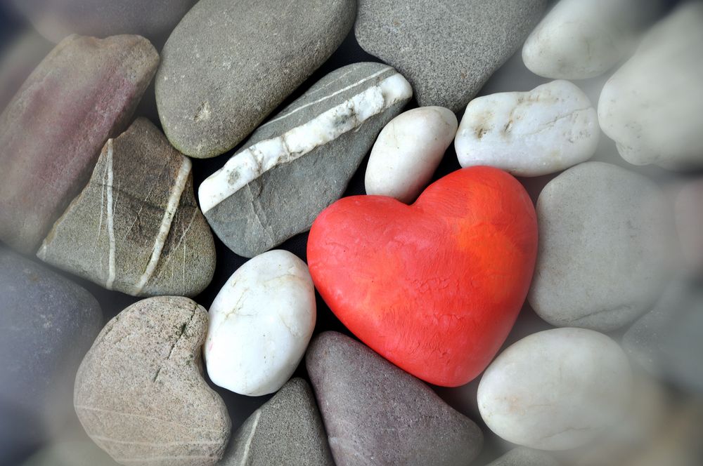 Heart of stone Foto & Bild | fotokunst, color fine art, steinherz ...
