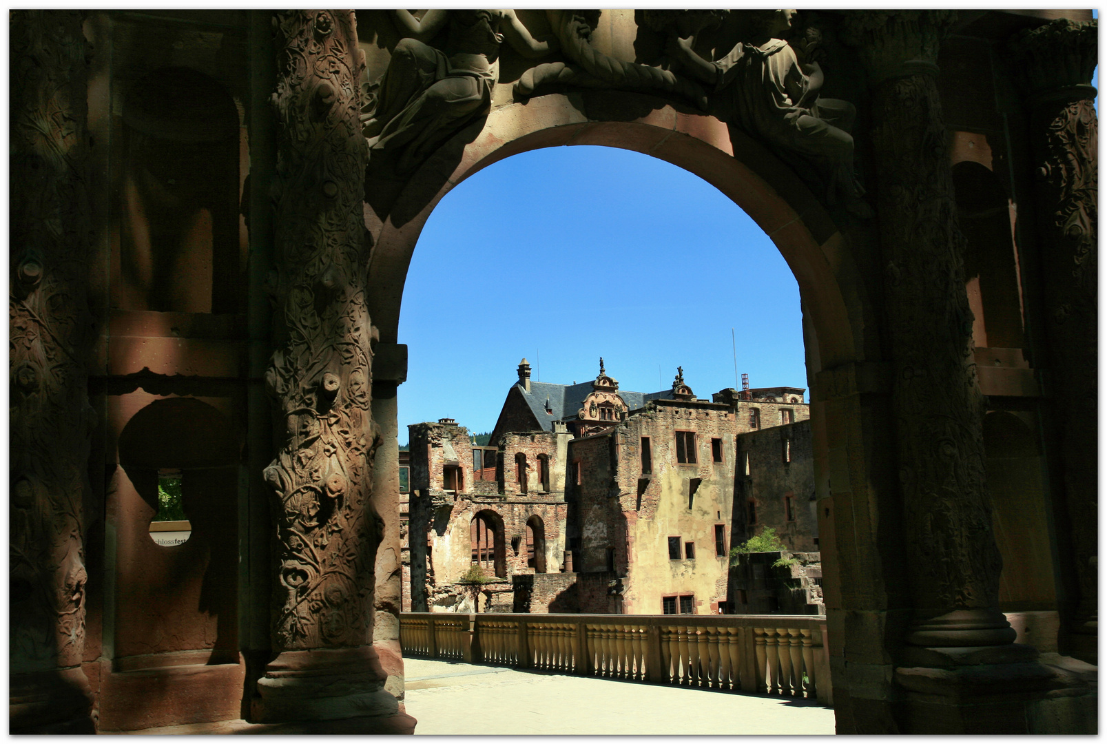 Heidelberger Schloß ll Foto & Bild | architektur, stadtlandschaft, historisches Bilder auf ...