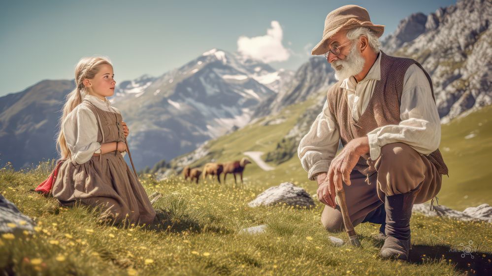 Heidi und der Almöhi 4.0 Foto & Bild | ki - archiv, urlaub, fotos ...