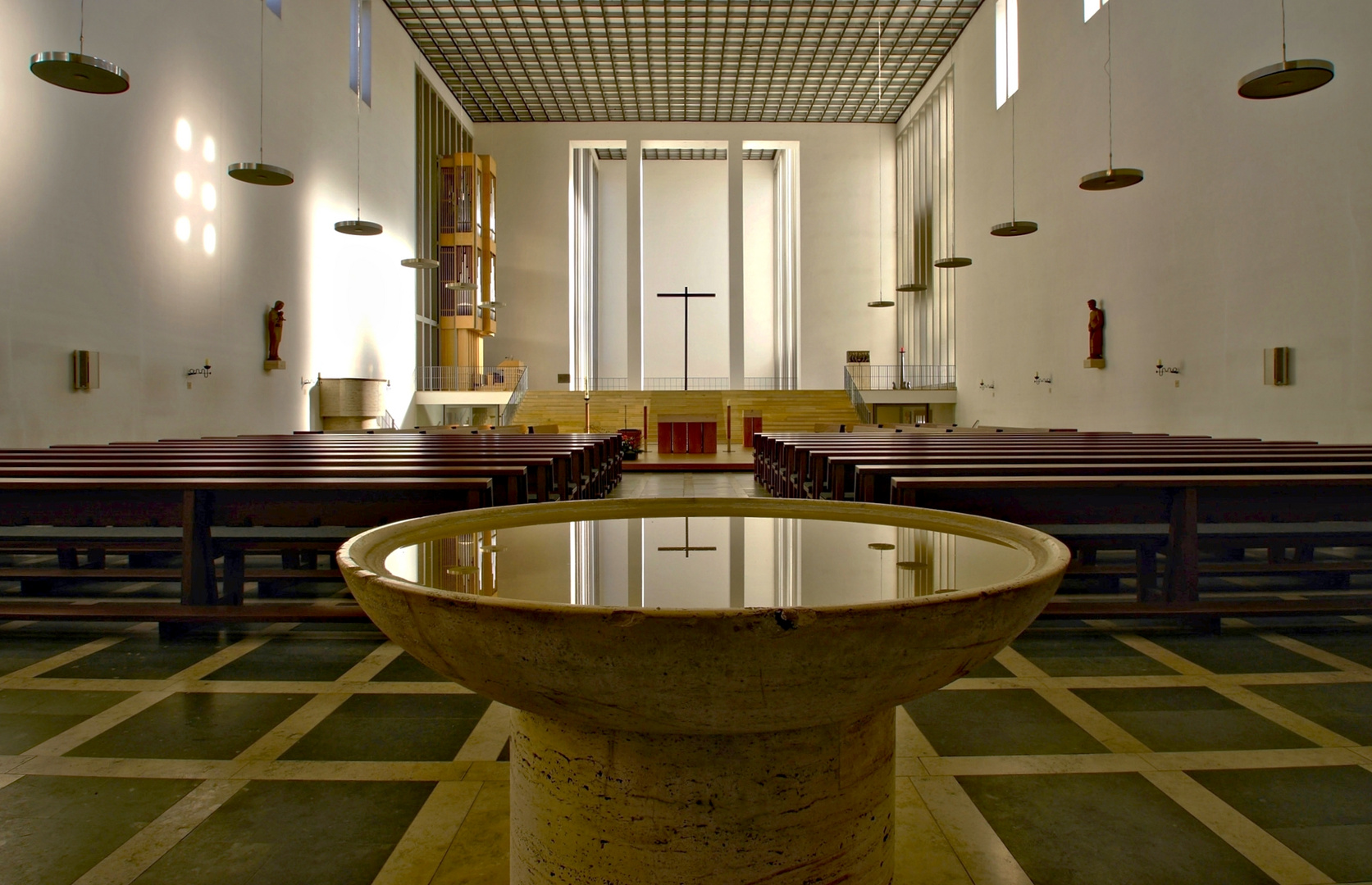 Heilig - Kreuz- Kirche in Dülmen. Foto & Bild | architektur, sakralbauten, innenansichten ...