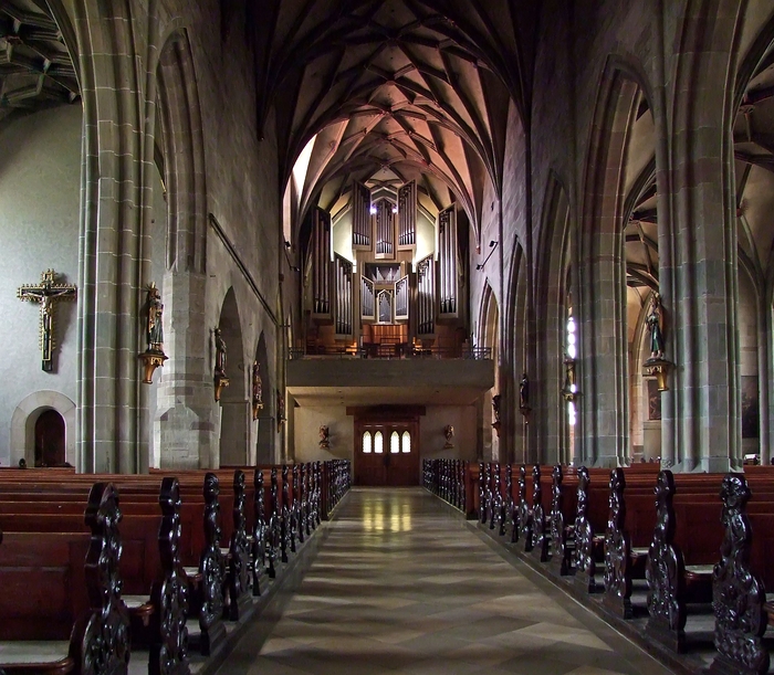 Heilig-Kreuz-Münster Foto & Bild | architektur, sakralbauten, innenansichten kirchen Bilder auf ...