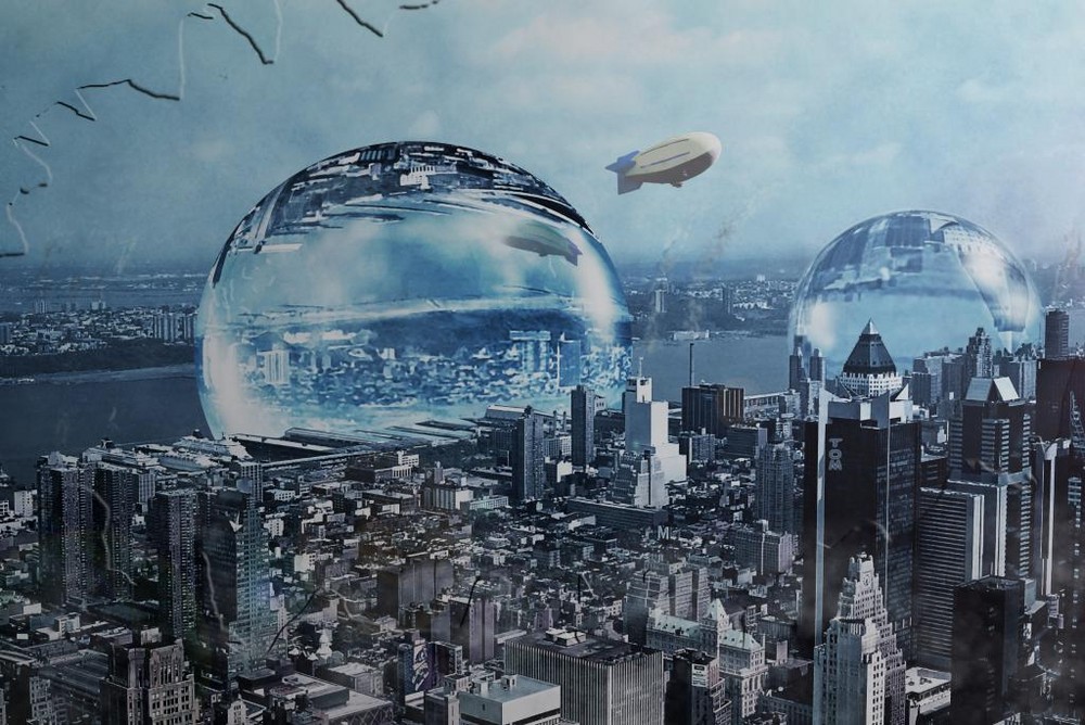 Hemisphere Chicago 2035 Foto & Bild | digiart, digital art, fotomontage ...