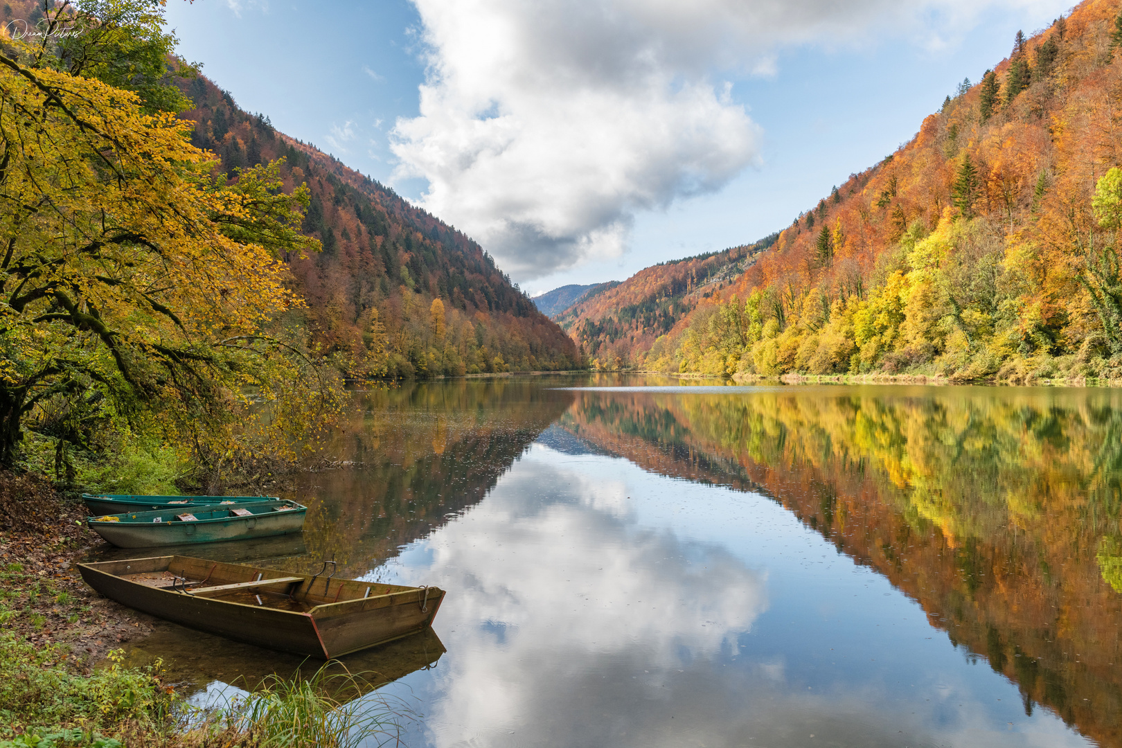 Herbst am Fluss Foto & Bild | landschaft, projekte, bach, fluss & see ...