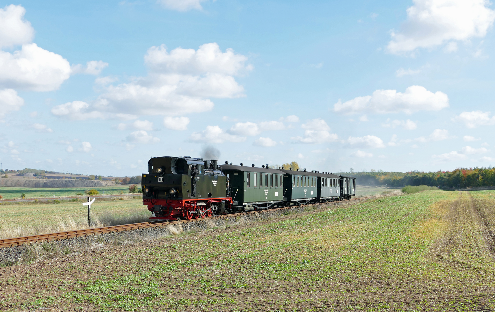 Herbstdampf im Mansfelder Land Foto & Bild | historische eisenbahnen, dampf-, diesel- und e-loks ...