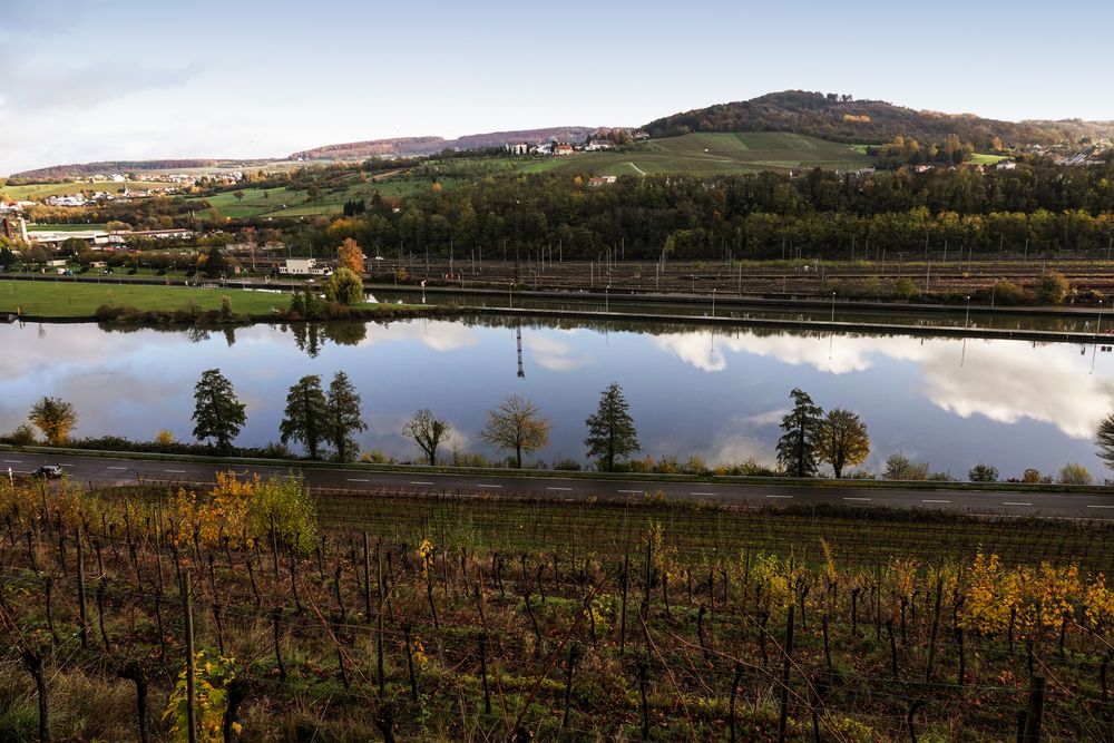 Herbstlich an der Mosel Foto & Bild | landschaft, bach, fluss & see ...