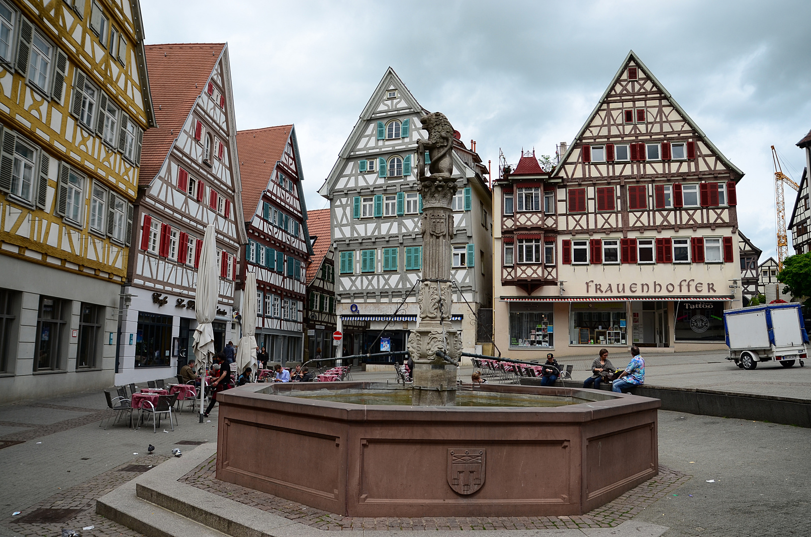Herrenberg am Marktplatz Foto & Bild | architektur, stadtlandschaft ...