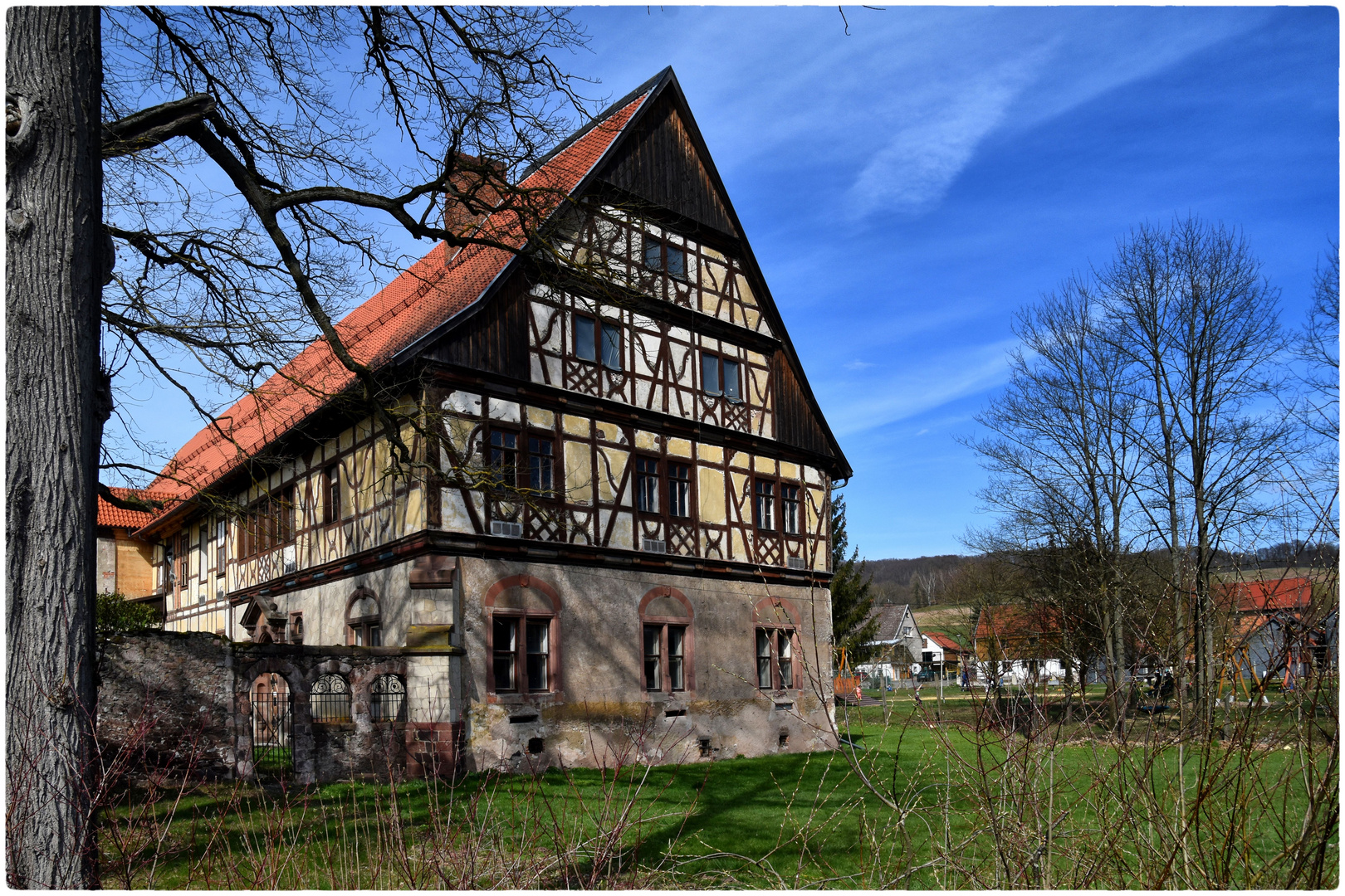 Herrenhaus in Ellrich Foto & Bild | architektur, motive, fachwerkhäuser ...