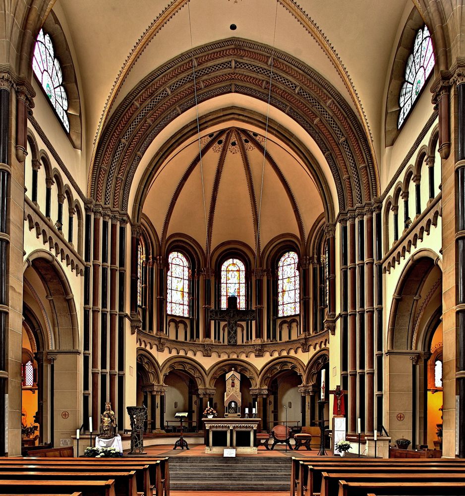 Herz-Jesu-Kirche-Koblenz Foto & Bild | architektur, sakralbauten, innenansichten kirchen Bilder ...