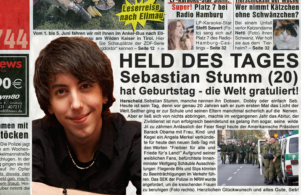 Herzlichen Glückwunsch, Seb! Foto & Bild | gratulation und feiertage ...