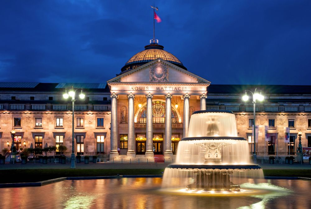 Hessische Impressionen - Wiesbaden -Kurhaus Foto & Bild | deutschland ...