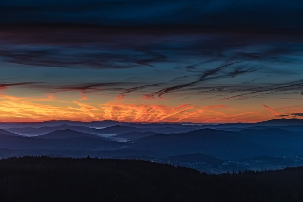 Heute morgen kurz vor Sonnenaufgang ... Foto & Bild | deutschland, europe, bayern Bilder auf ...