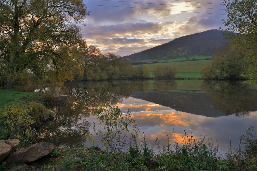 heute morgen vor Sonnenaufgang an unserem See Foto & Bild | landschaft, bach, fluss & see, see ...