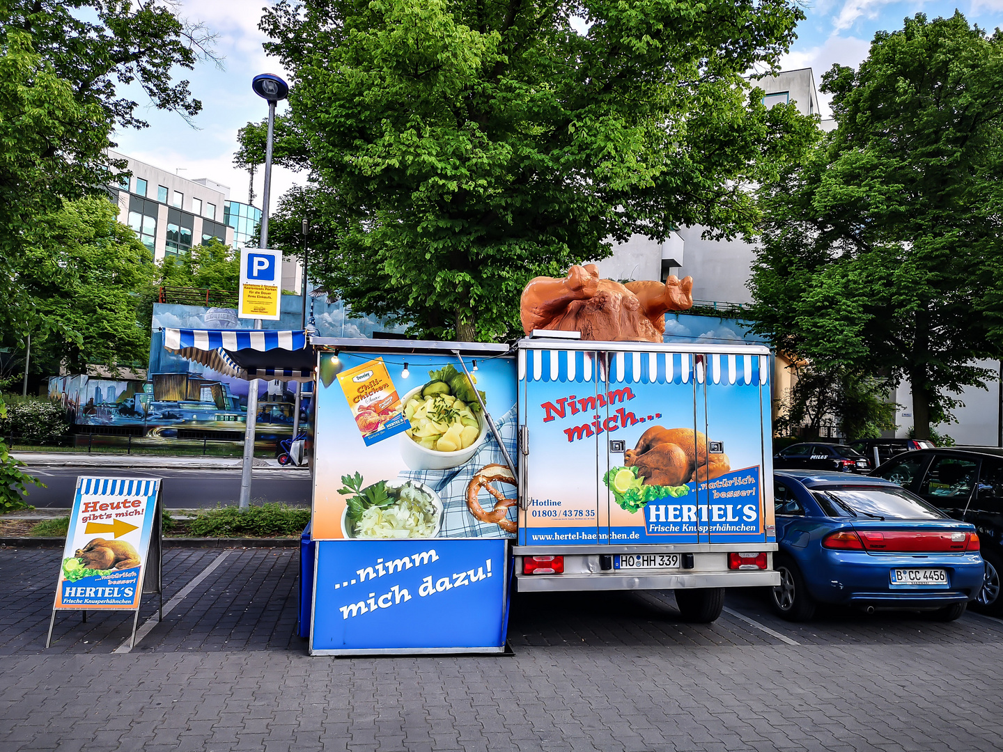 Hier siehst Du mitgenommen aus Foto & Bild | plakatives , huhn ...