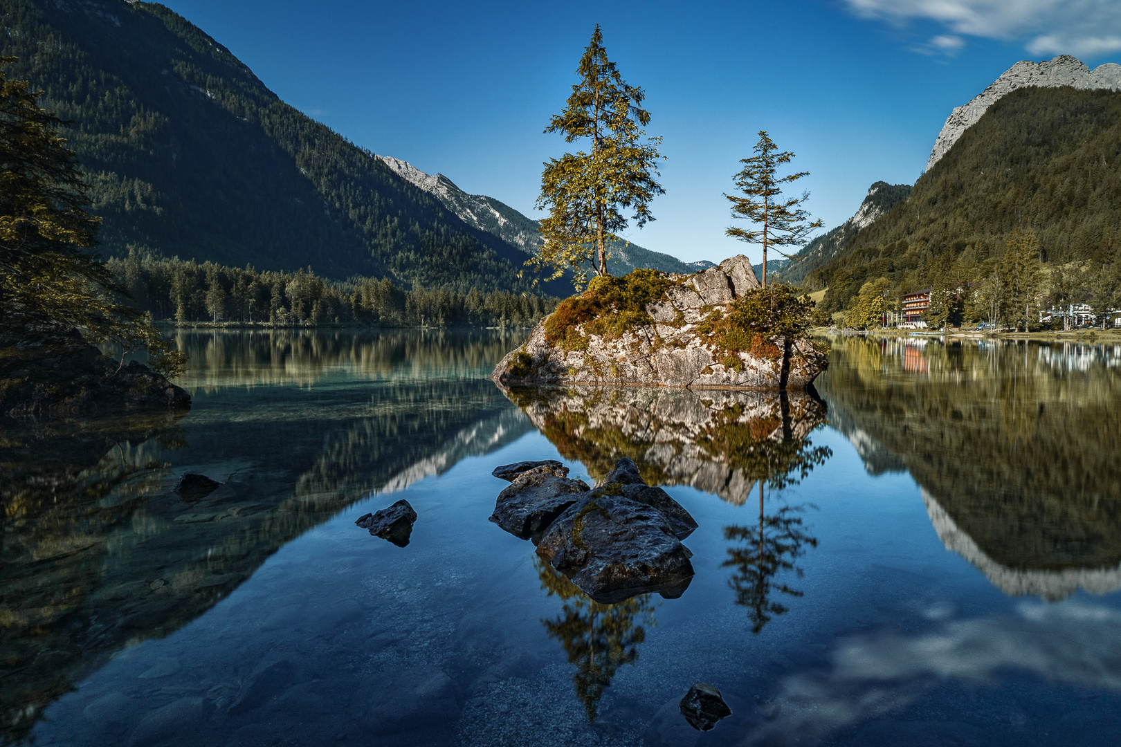 Hintersee bei Ramsau Foto & Bild | landschaft, blue, beach Bilder auf ...