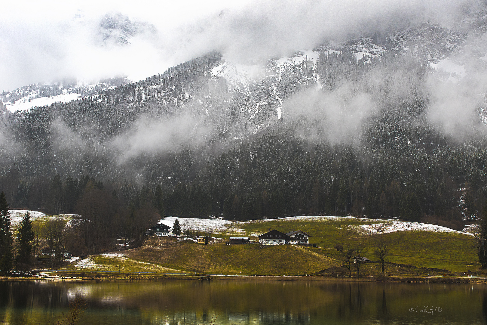 Hintersee / Ramsau Foto & Bild | wolken, winter, himmel Bilder auf ...