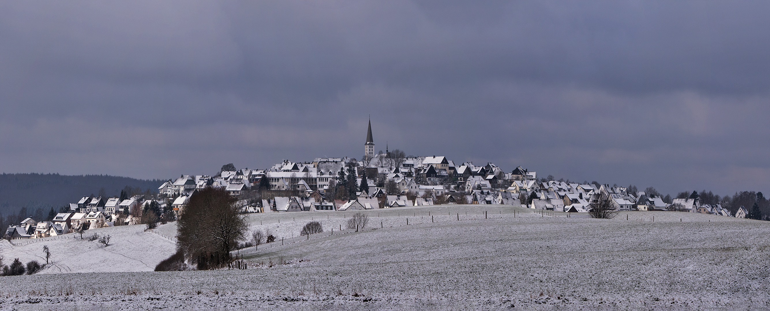 Hirschberg im Sauerland Foto & Bild | jahreszeiten, winter, bäume ...