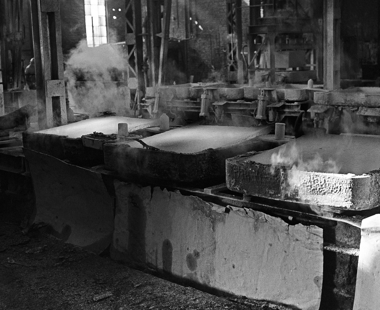 Historische Kupfer-Silber-Hütte Hettstedt - Kupfer-Formate-Guß Foto ...