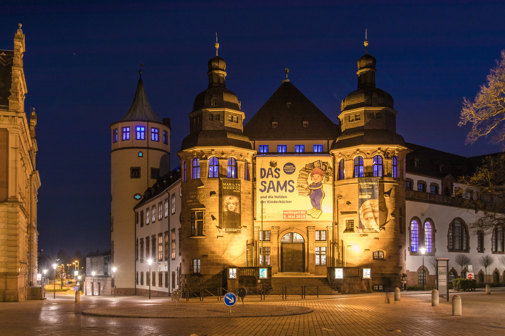 Historisches Museum Speyer by night Foto & Bild | architektur ...