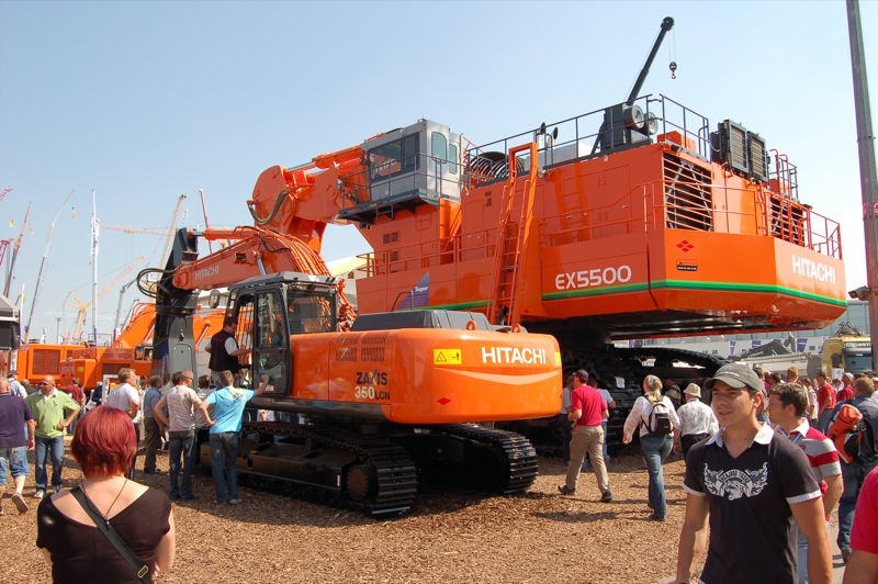 Hitachi EX5500-5 Miningbagger Foto & Bild | baumaschinen, verkehr ...