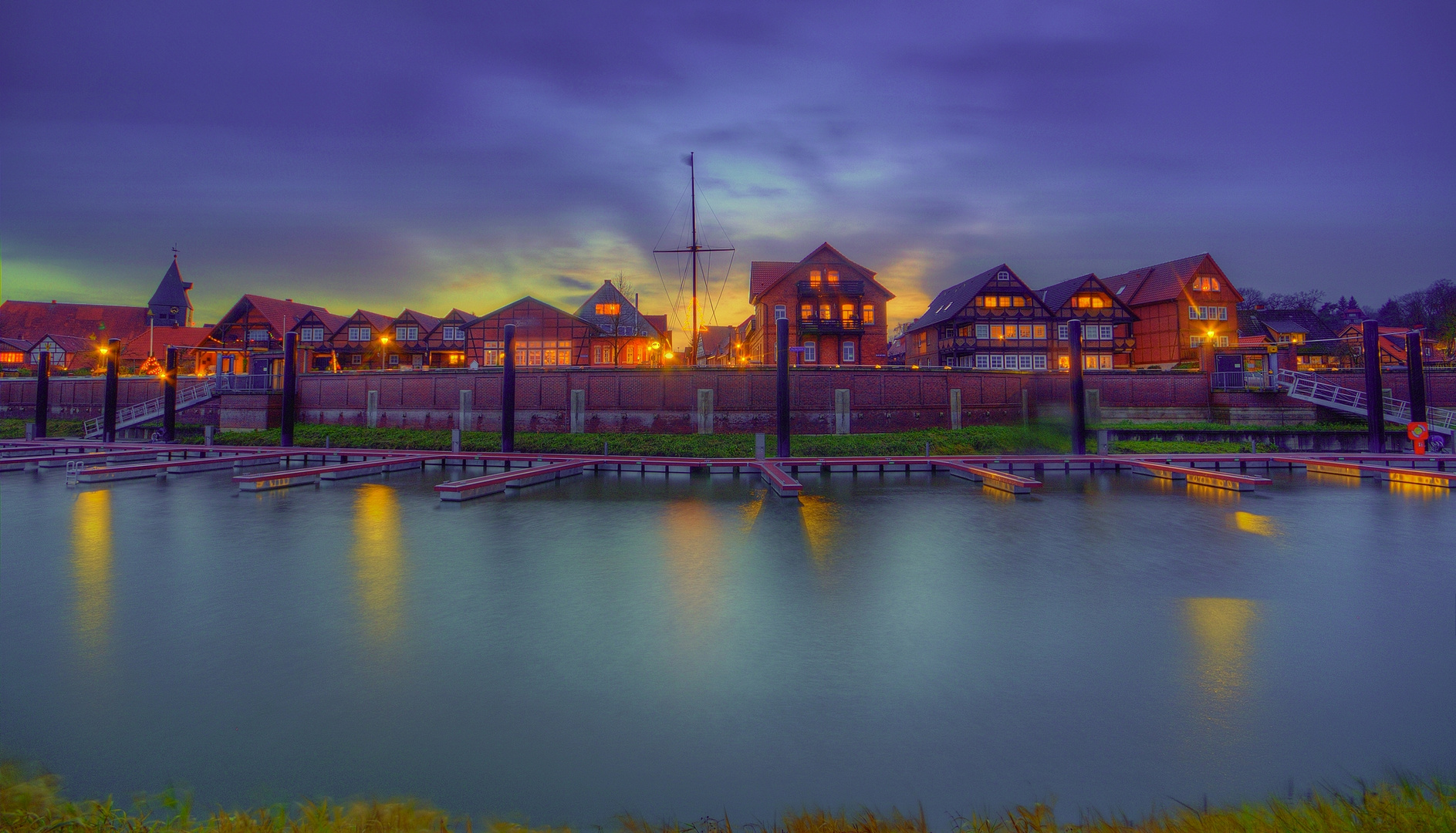 Hitzacker am Abend Foto & Bild | bearbeitungs - techniken, hdri & tm ...