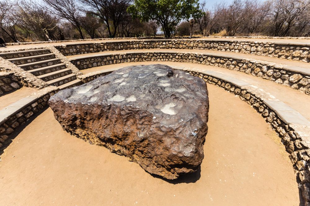 Hoba-Meteorit Foto & Bild | natur, bergbau, namibia Bilder auf ...