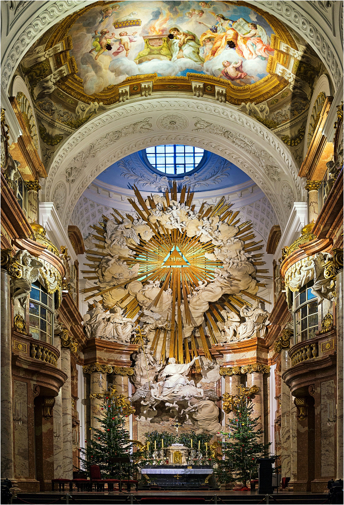 Hochaltar der Karlskirche Foto & Bild | europe, Österreich, wien Bilder ...