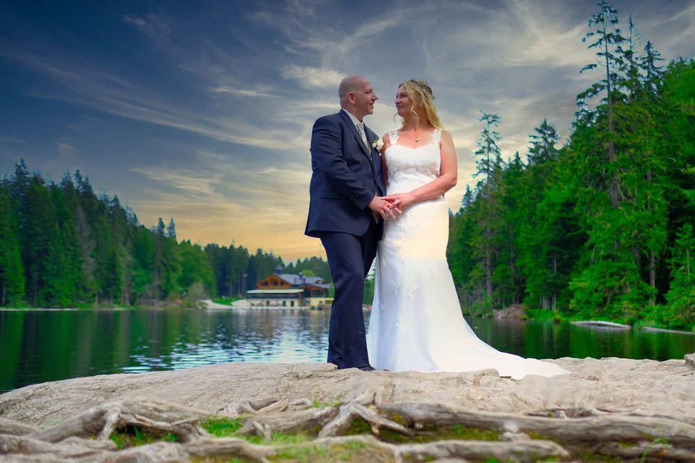 Hochzeit Arberseehaus Foto & Bild | hochzeit, trash the dress, collagen Bilder auf fotocommunity