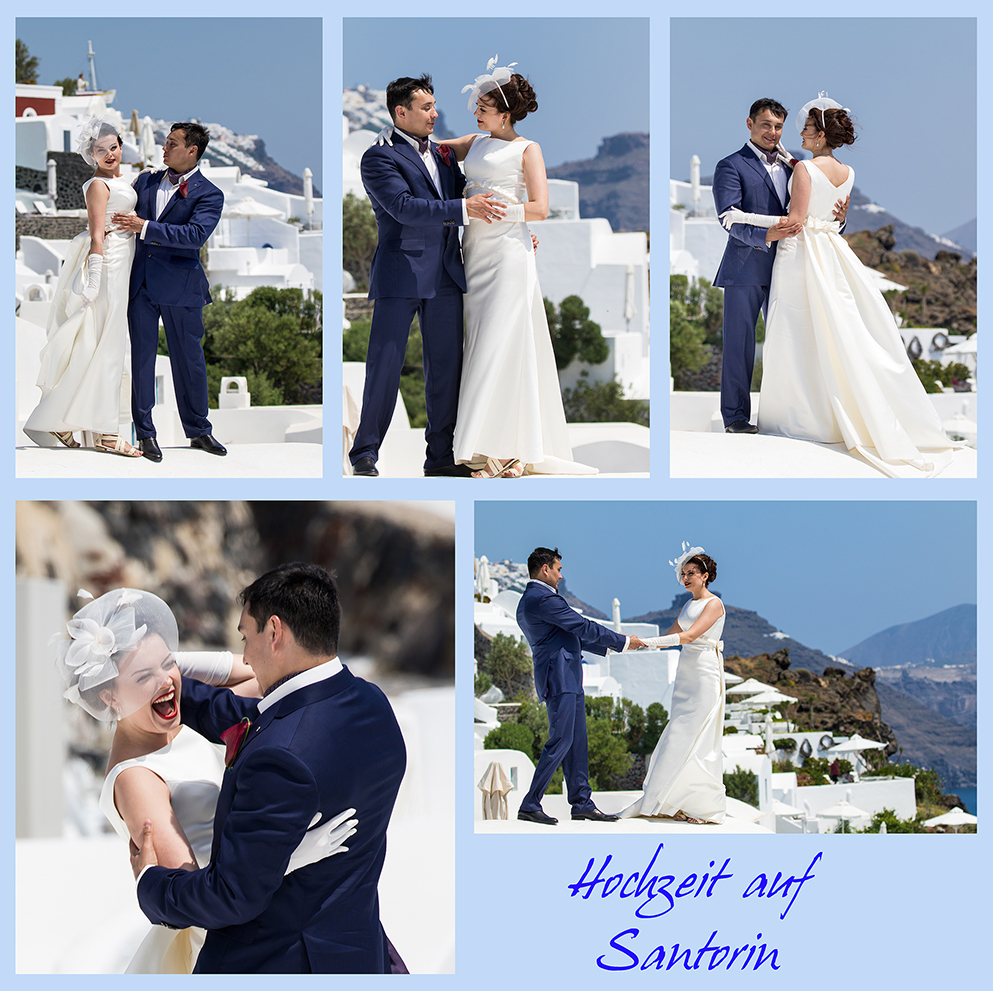 Hochzeit auf Santorin Foto & Bild | hochzeit, collagen, santorin Bilder auf fotocommunity