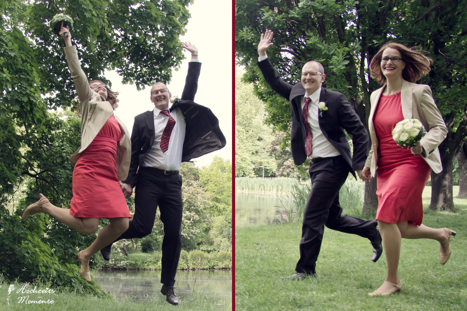 Hochzeitsgefühle Foto & Bild | hochzeit, collagen, park leipzig Bilder auf fotocommunity