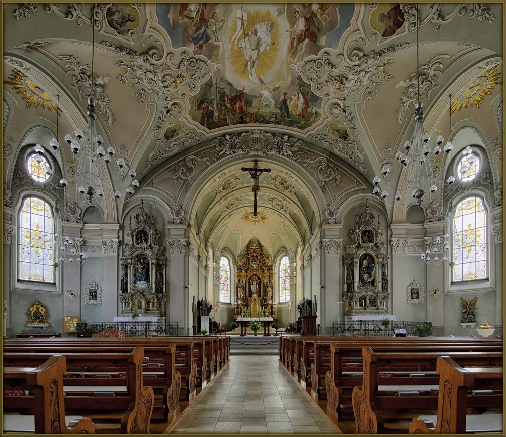 Höchst/Vorarlberg – Pfarrkirche St. Johannes der Täufer Foto & Bild | architektur, europe ...