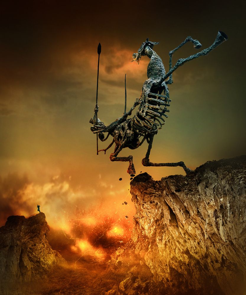Höllenritt Foto & Bild | fotomontage, fantasy mystery, surreal Bilder auf fotocommunity
