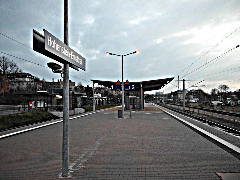 Hohenstein-Ernstthal, Bahnhof Foto & Bild | gleise, eisenbahn, verkehr ...