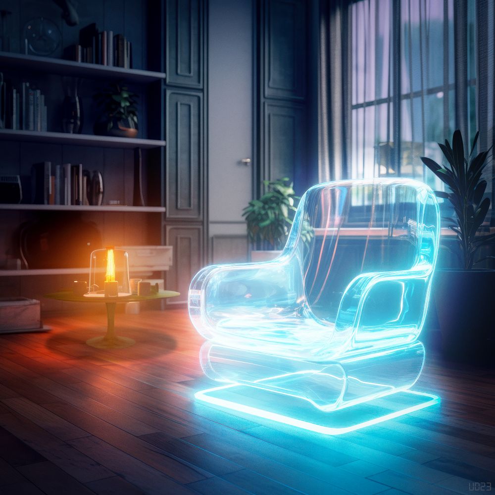 Holosessel Foto & Bild | ki-generierte bilder, ki-montagen, composing Bilder auf fotocommunity