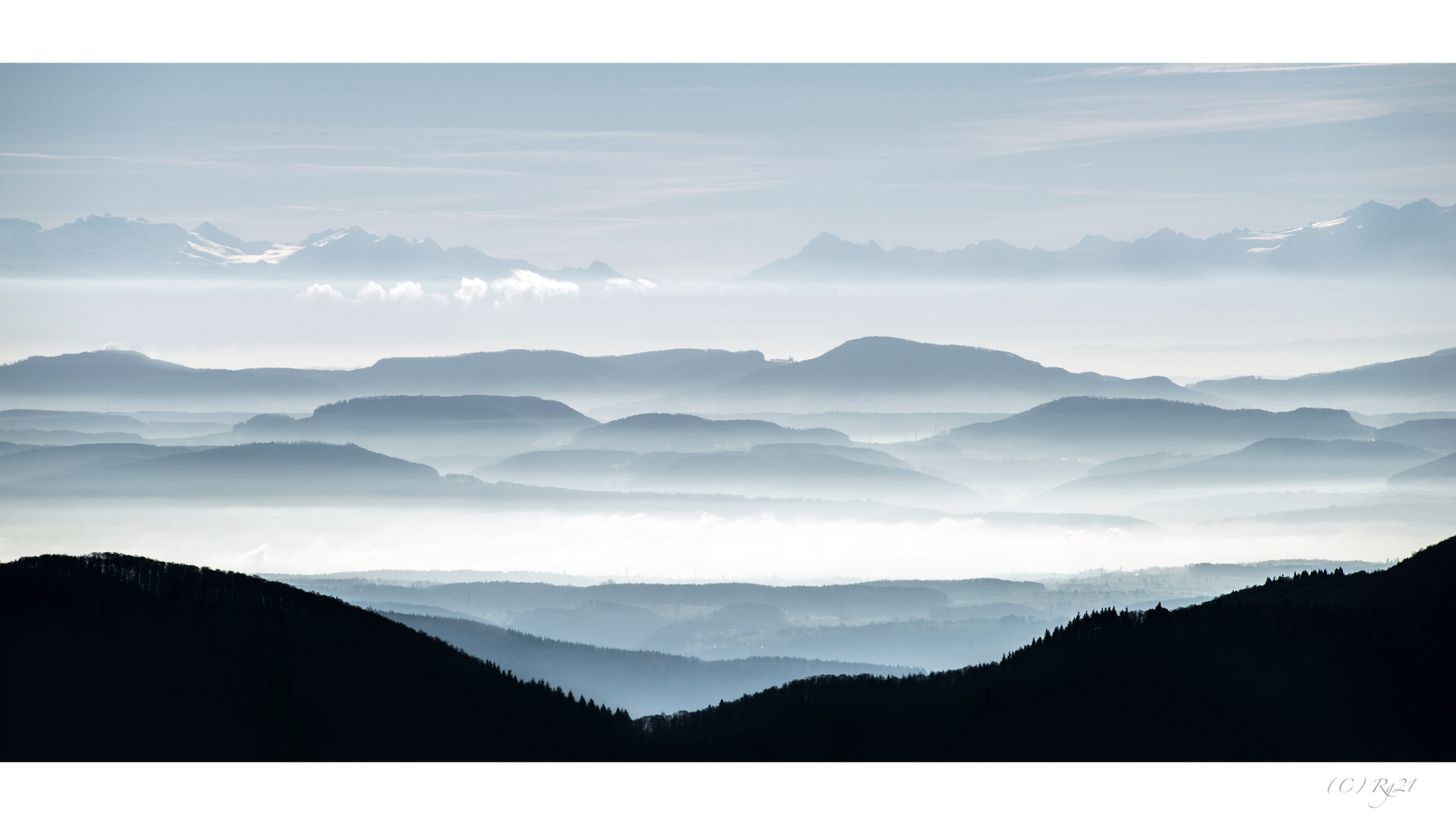 horizont Foto & Bild | landschaft, fotokunst, monochrome fine art ...