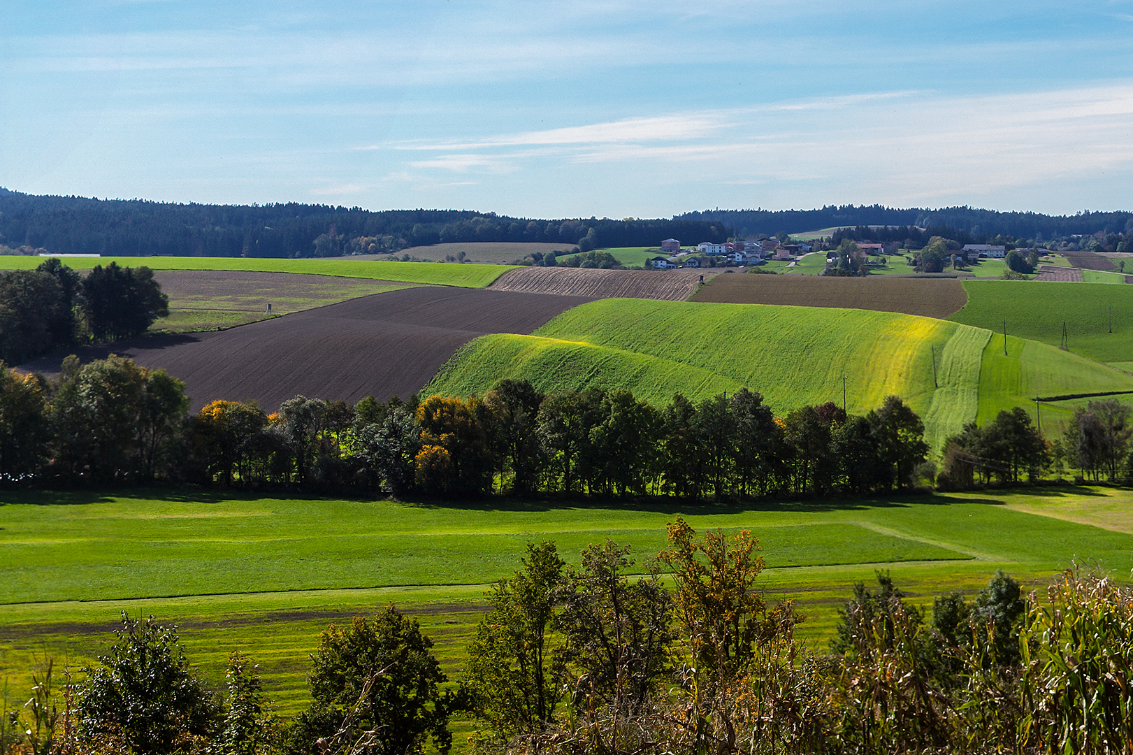Hügelland Innviertel Foto & Bild | landschaft, Äcker, felder & wiesen ...