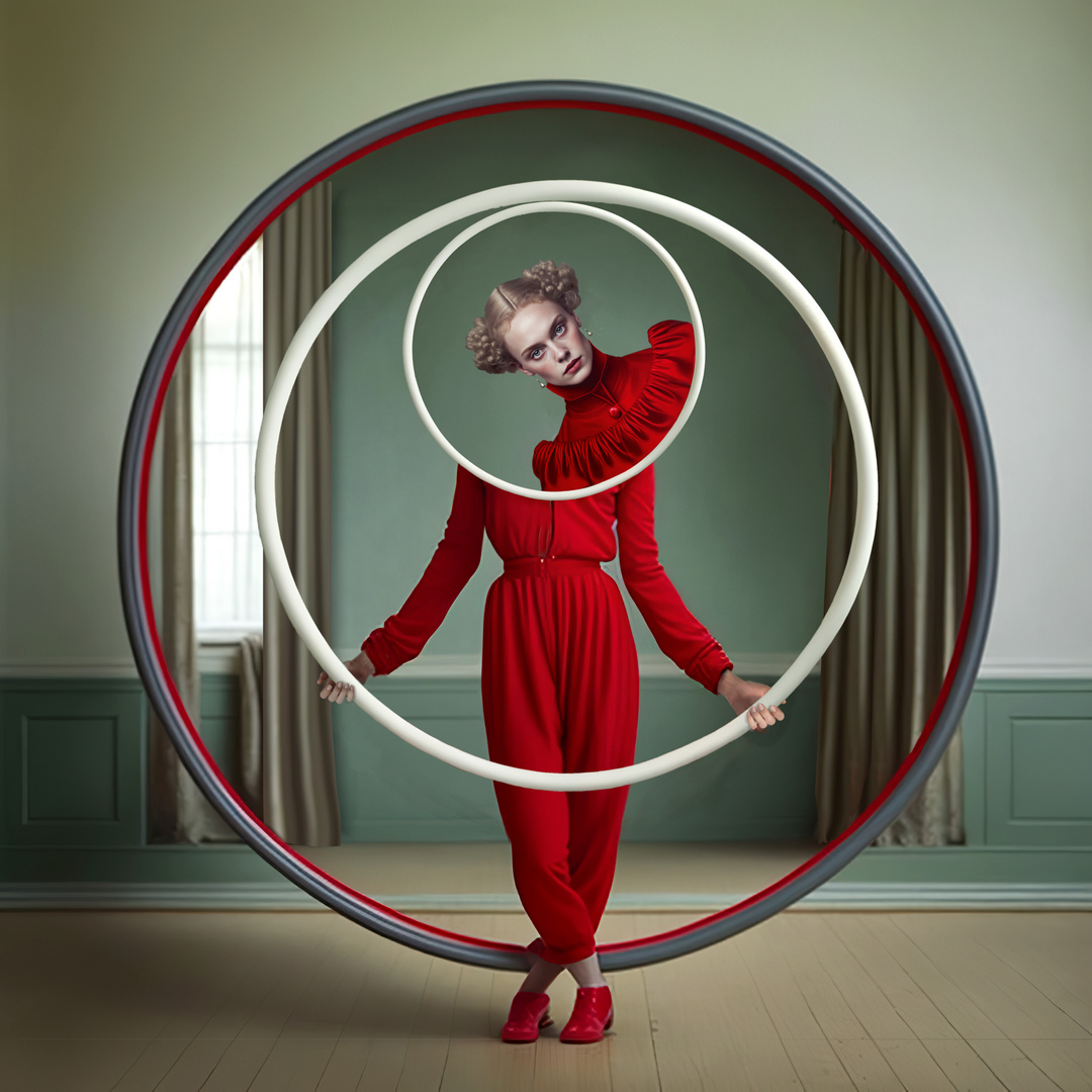 Hula Hoop Foto & Bild | people, surreal, indoor Bilder auf fotocommunity