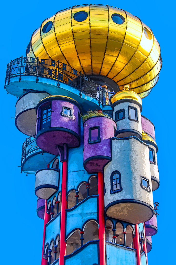 Hundertwasser-Turm Foto & Bild | deutschland, europe, bayern Bilder auf fotocommunity