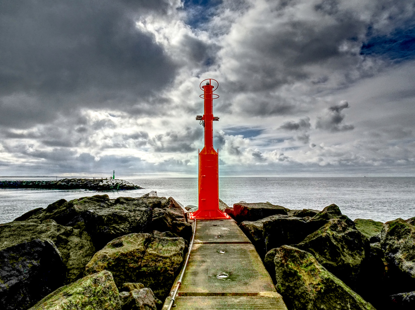 Hvide Sande Mole Foto & Bild | landschaft, meer & strand, wasser Bilder ...